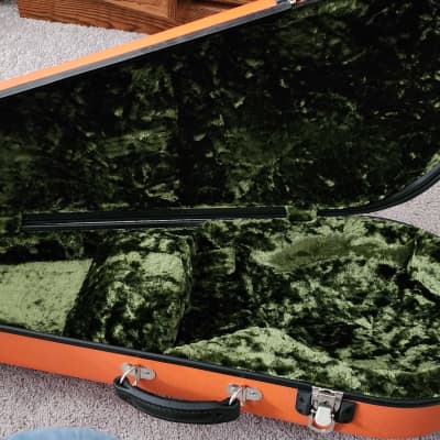 Calton Mandolin Case 2022 - Orange / Green | Reverb