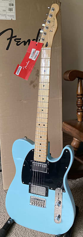 Fender Telecaster Player Near Mint 2021 HSS Daphne Blue | Reverb