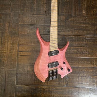 NK headless 7 string guitar Pink Strandberg Killer. | Reverb UK