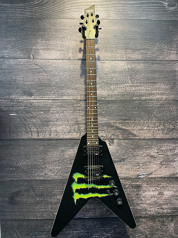Schecter Schecter Diamond Series Flying V 2017 Monster Energy | Reverb