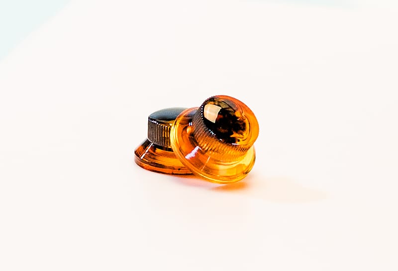 Amber/Tobacco Bell Knob Duo | Reverb