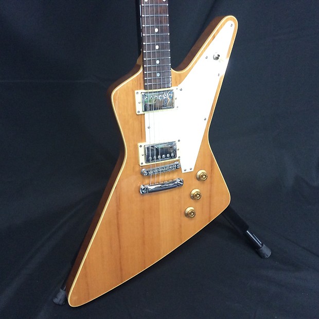 Hamer Explorer XT Korina Blonde | Reverb