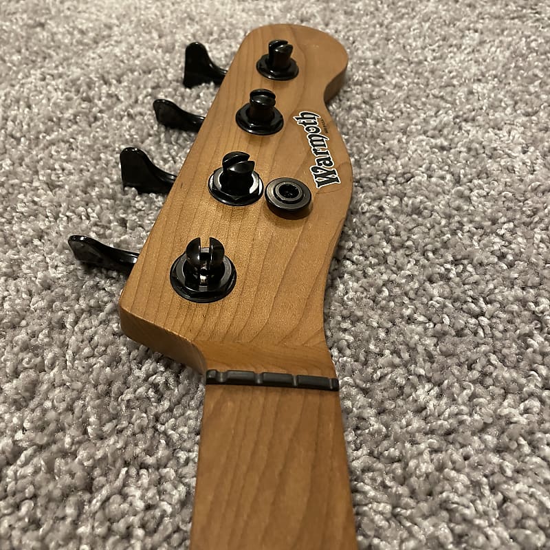Warmoth Tele Bass Neck (Roasted Maple with Slim Taper) with | Reverb