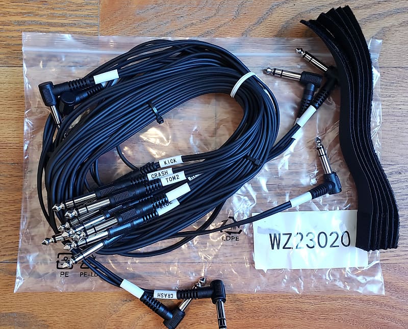 Yamaha DTX Set of Cables for Electronic Drum - Brand New. | Reverb
