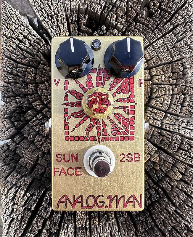 Analogman Sun Face 2SB171 Germanium Fuzz w/ Sun Dial Knob | Reverb