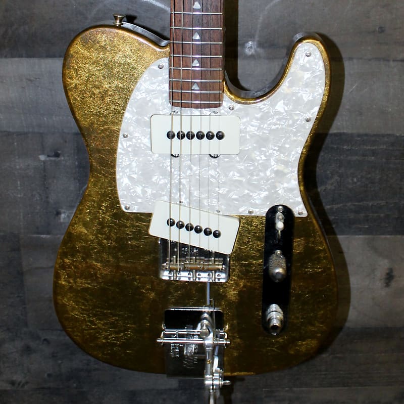 Fender Jazz-A-Caster 1997 Gold Telecaster | Reverb