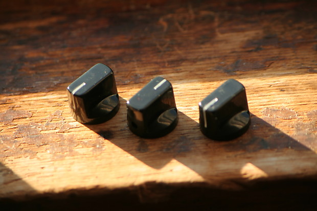 Davies control knobs Black (( Other Colors listed separately | Reverb