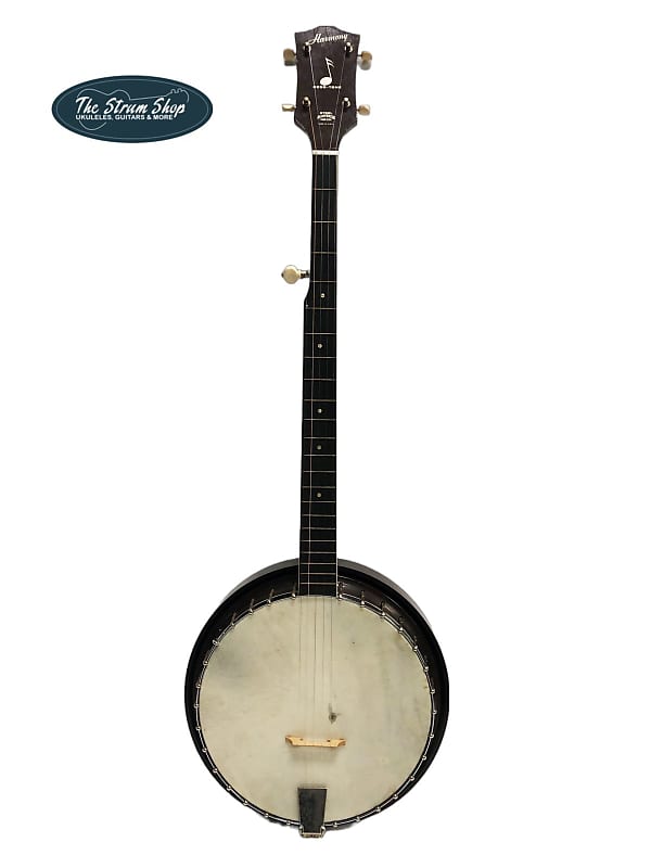 Preowned Vintage Harmony Reso-Tone Banjo with Resonator | Reverb