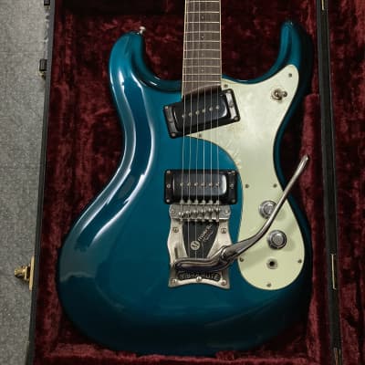Mosrite The Ventures 1965 Model Mark Ⅰ 2000s Ink Blue~Green | Reverb