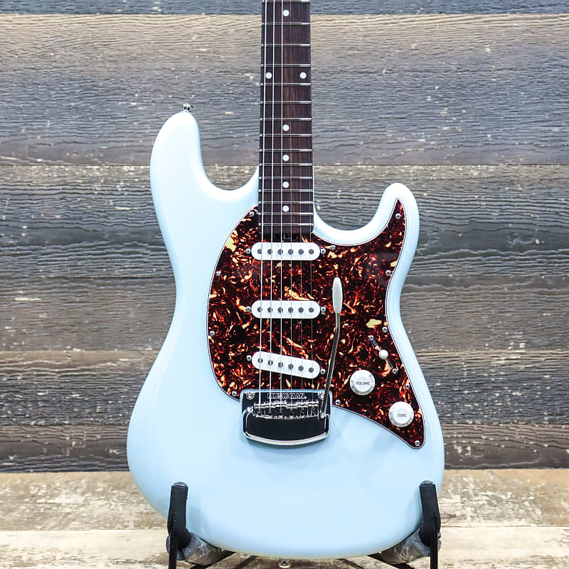 Ernie Ball Music Man Cutlass RS SSS Powder Blue Electric | Reverb