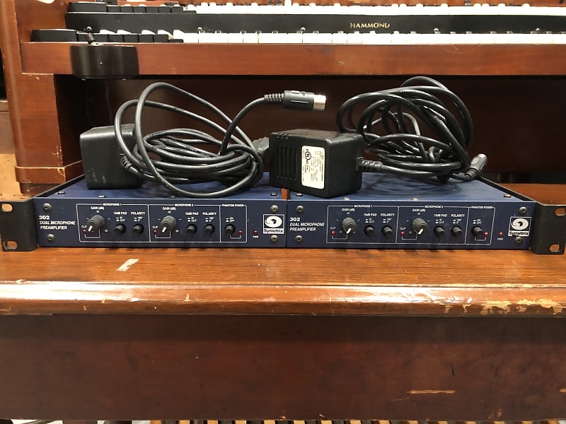 Symmetric 302 Dual Mic Preamps (2) w/ 2u Rack module and | Reverb