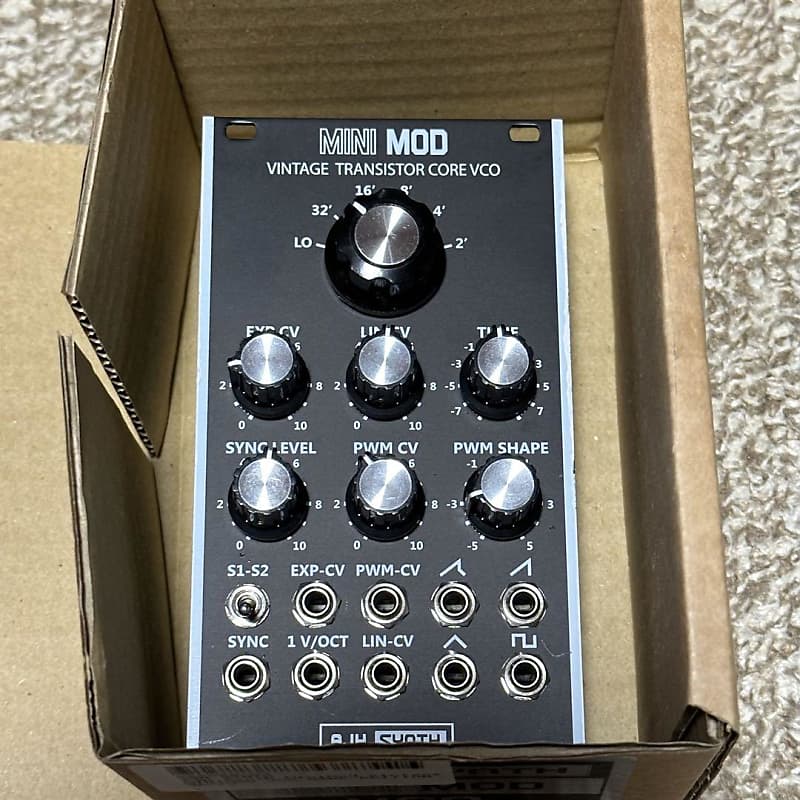 AJH Synth MiniMod VCO Eurorack Module (Vintage Black) | Reverb UK