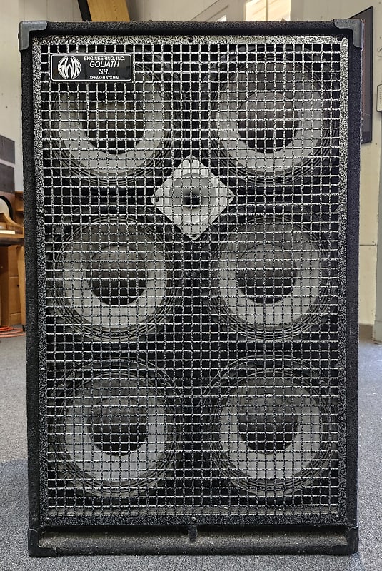 SWR Goliath SR. 6X10 Bass Cabinet, 4 Ohms, 1200 Watts, Horn | Reverb