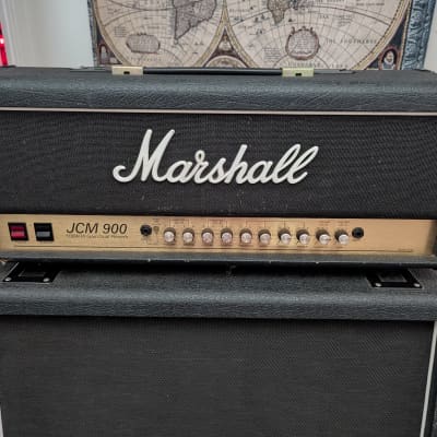 Marshall JCM 900 Hi Gain Dual Reverb 100-Watt Half Stack | Reverb