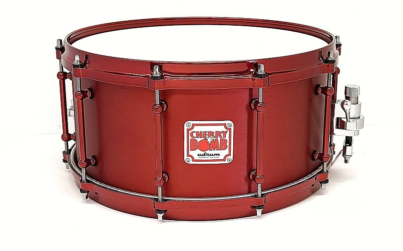 Udrum Original Cherry Bomb Snare 2021 Blood Red With Candy | Reverb