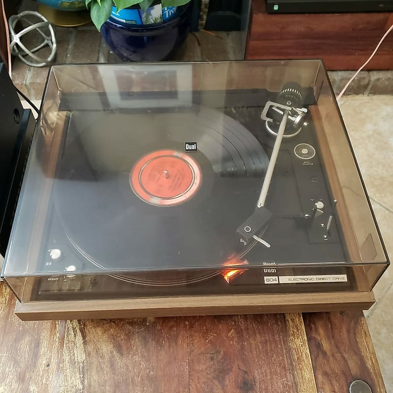 Dual 604 Electronic Direct Drive Turntable, 1977, Walnut, | Reverb