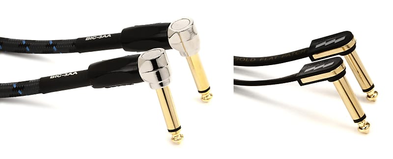 Boss BIC-3AA Right Angle to Right Angle Instrument Cable - 3 | Reverb