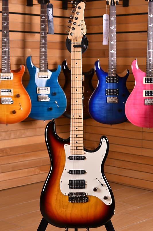 Schecter Custom Shop Traditional HSS Maple Neck 3 Color | Reverb