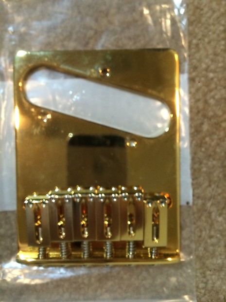 Gotoh Modern Bridge for Telecaster Gold | Reverb