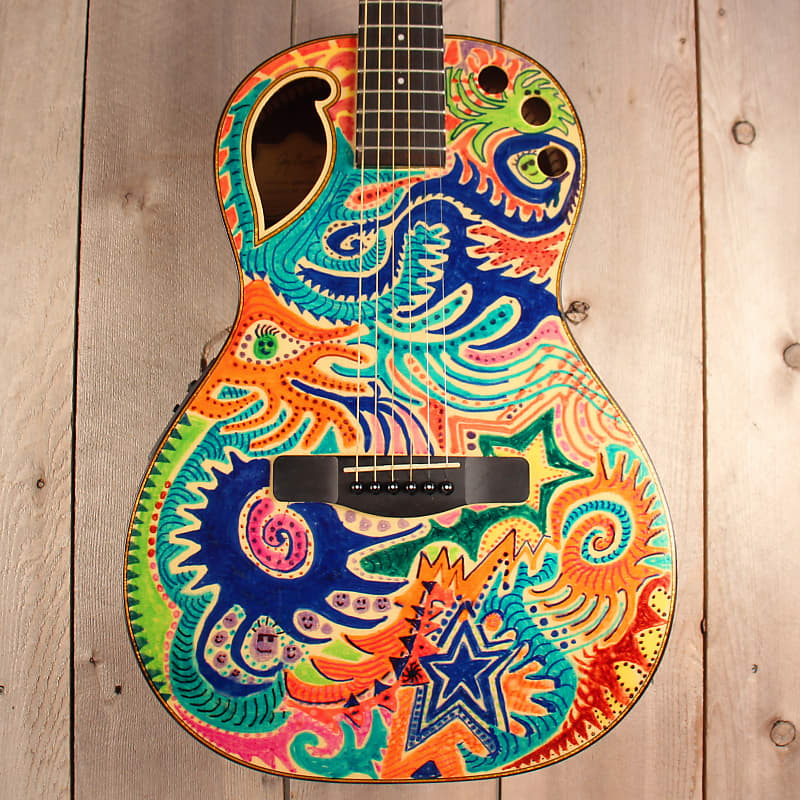 Greg Bennett by Samick GPH 100 SRE CUSTOM ART GUITAR # 2 | Reverb