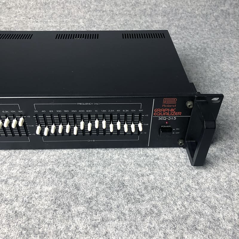 [perfect condition / vintage rack eq] Roland SEQ-315 / Stereo | Reverb