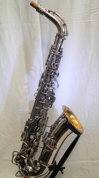 Conn Chu Berry Alto Saxophone 1927 Silver Plate | Reverb