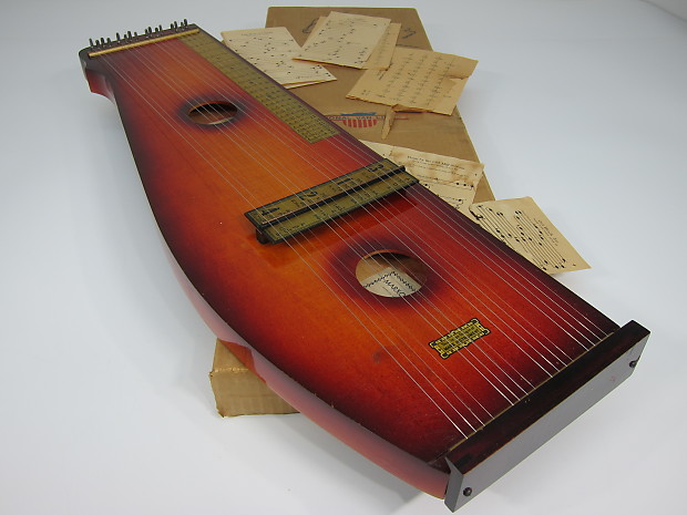 Vintage 1930s Oscar Schmidt Made Marxoharp Double Zither NOS | Reverb