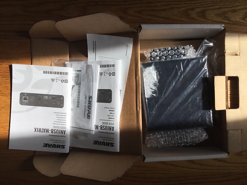 Shure ANIUSB-MATRIX USB Audio Network Interface for Dante | Reverb