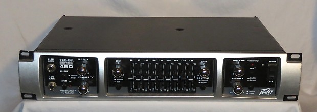 Peavey Tour 450 Rack mount Bass Amplifier Head | Reverb