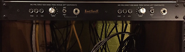 Brent Averill API 312 Mic Preamp Pair Rack Mount w/ Power | Reverb