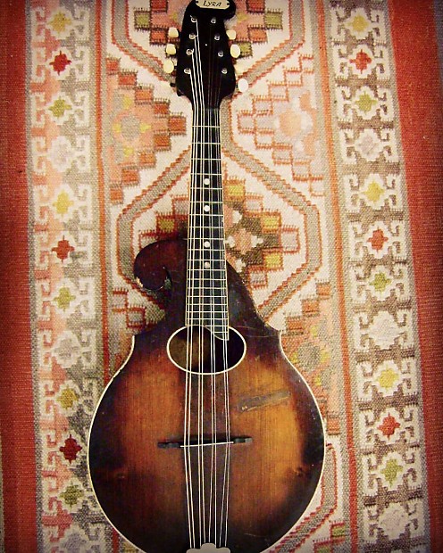Lyra (Regal) Reverse Scroll Mandolin 1930s | Reverb