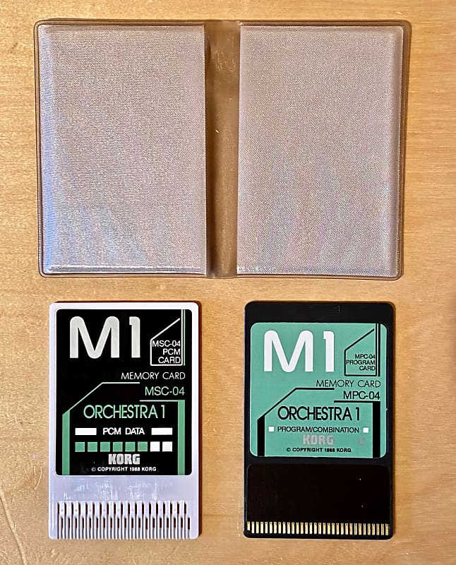 KORG M1 MEMORY/SOUND CARDS | Reverb UK
