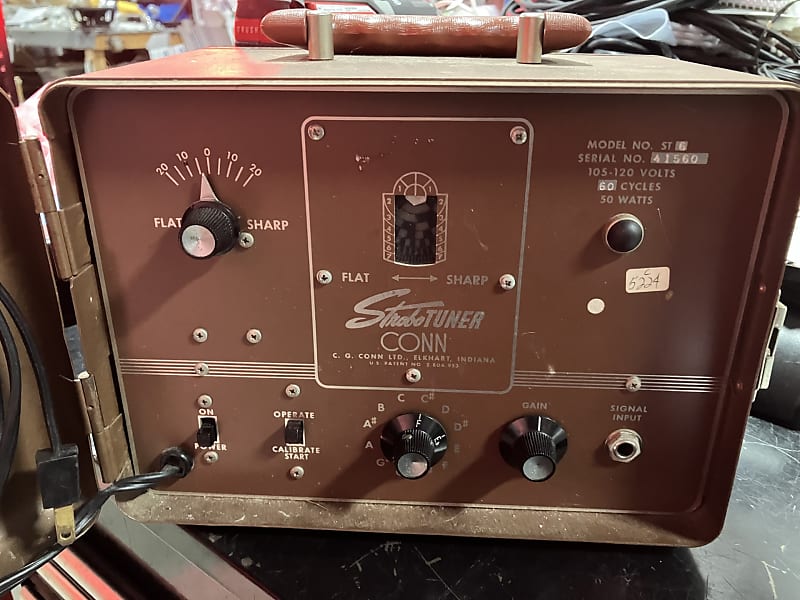 Conn- ST-6, StroboTuner, tube, 1960's | Reverb