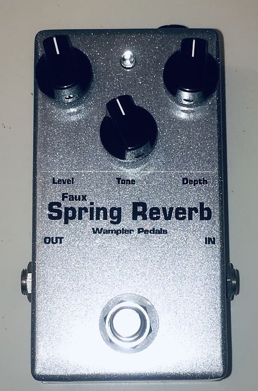 Wampler Faux Spring Reverb, Early Silver Box | Reverb