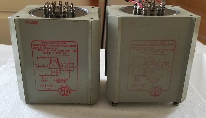 UTC LS-141 Hi Level Matching Transformer 500/600Ω 3 Sets | Reverb