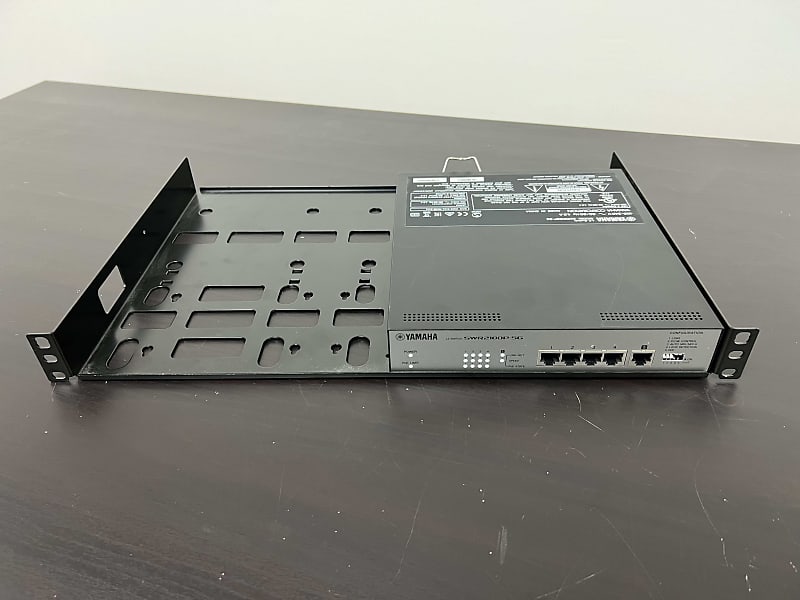 Yamaha SWR2100P-5G Gigabit Dante Switch with rack shelf | Reverb