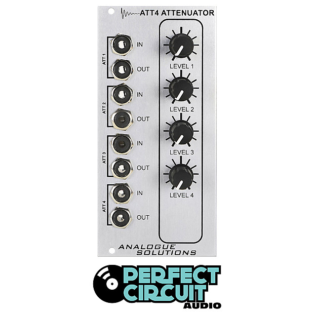 Analogue Solutions ATT4 Attenuator Modular EURORACK - NEW - | Reverb