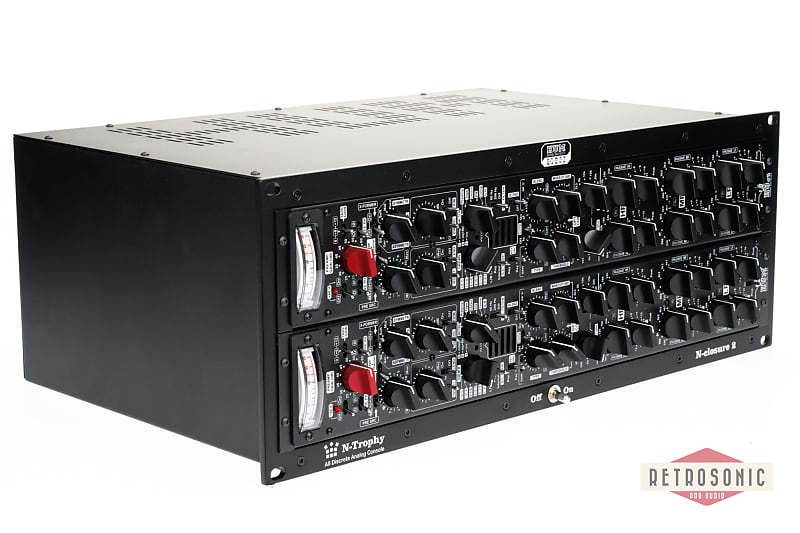 HUM Audio N-CLOSURE 2 Frame with 2 Tube Channel Strip Modules | Reverb