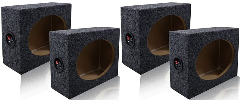 4x Style 6 x 9 Inch Car Audio Speaker Box Enclosures, 4 | Reverb