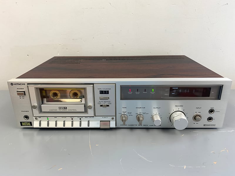 Hitachi D-75S Single Cassette Deck * Fully Serviced !!!! | Reverb