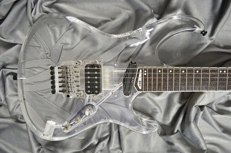 ESP 901 Custom Clear Acrylic - Superstrat - Japan - | Reverb Australia