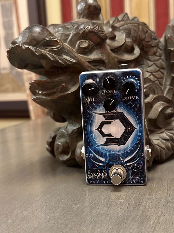 Pro Tone Pedals Dino Cazares Overdrive 2021 Bio Mech Blue | Reverb
