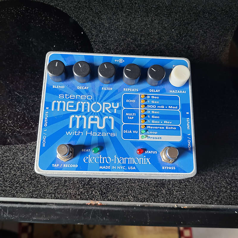 Electro-Harmonix Stereo memory man with Hazarai | Reverb