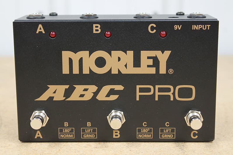 Morley ABC Pro 3-Button Switcher/Combiner Pedal Customer | Reverb