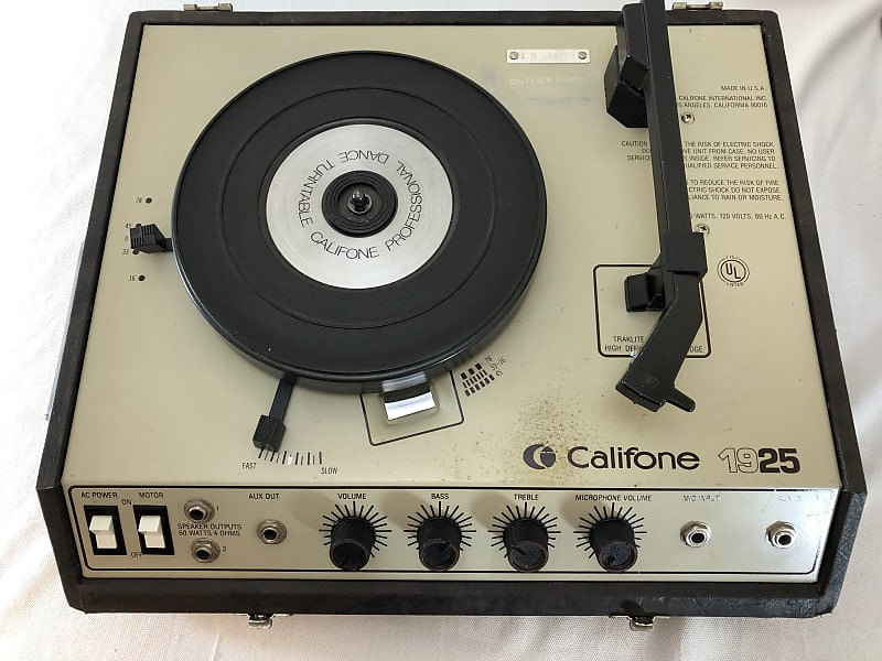 Califone 1925 Phonograph---- Fully Serviced | Reverb