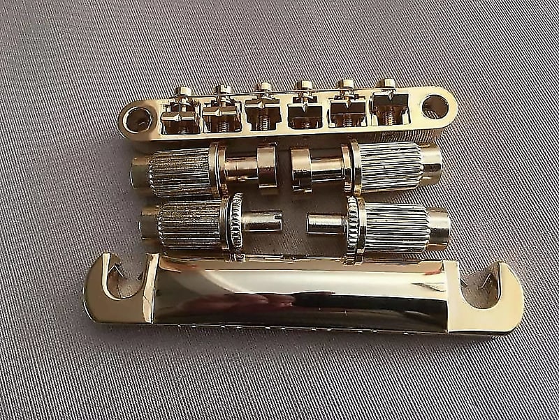 Epiphone Guitar Tune-O-Matic Tailpiece and Bridge in Gold | Reverb