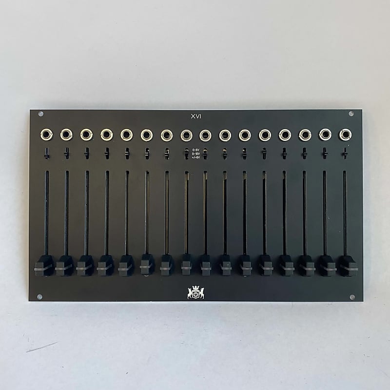 Michigan Synth Works XVI Euro 16 Channel Fader Bank 2020's - | Reverb