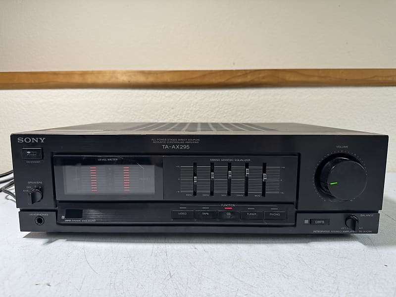 Sony TA-AX295 Amplifier HiFi Stereo Phono Vintage Equalizer 2 | Reverb