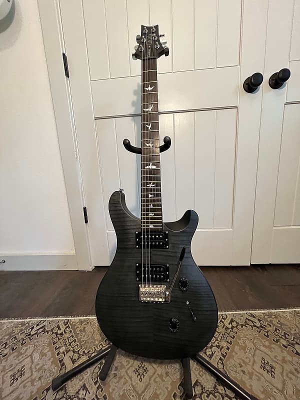 PRS SE Custom 24 2019 Satin Stealth Black | Reverb