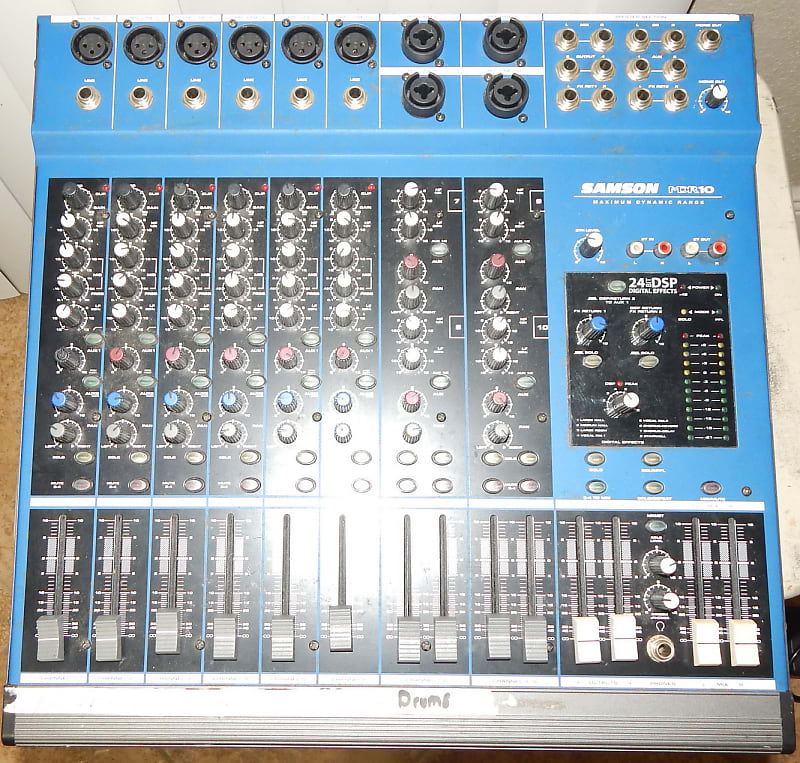 Samson MDR10 10 channel mixer with effects | Reverb